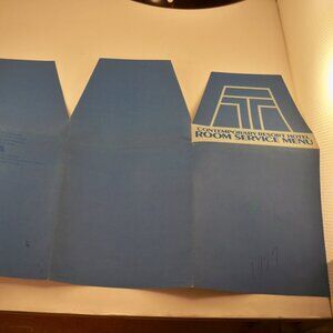 Disney | Design | Rare Disney World Contemporary Room Service Menu 77 ...